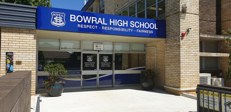 Bowral High School - Corporate Sign Industries