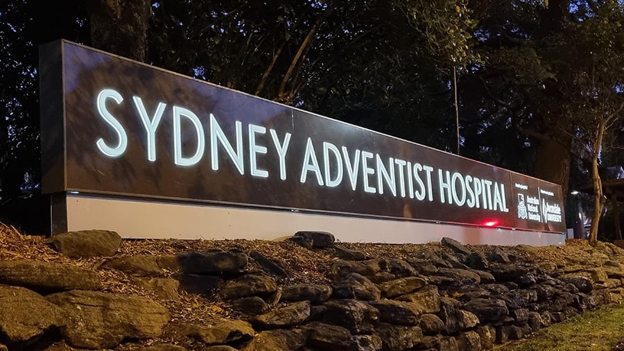 Sydney Adventist Hospital - Corporate Sign Industries